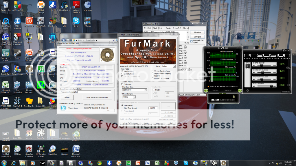 Furmark Build 1.8.2 Score Comparison | Tom's Hardware Forum