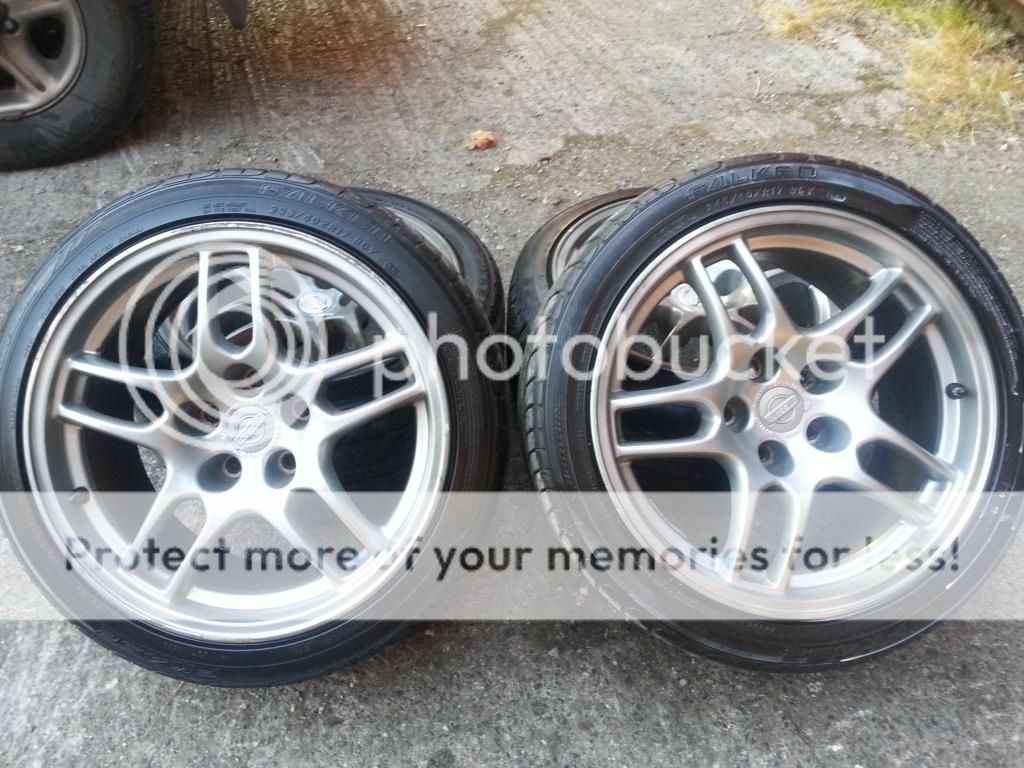 CHEAP R33 GTR wheels 17x9 with falken tyres | Driftworks Forum